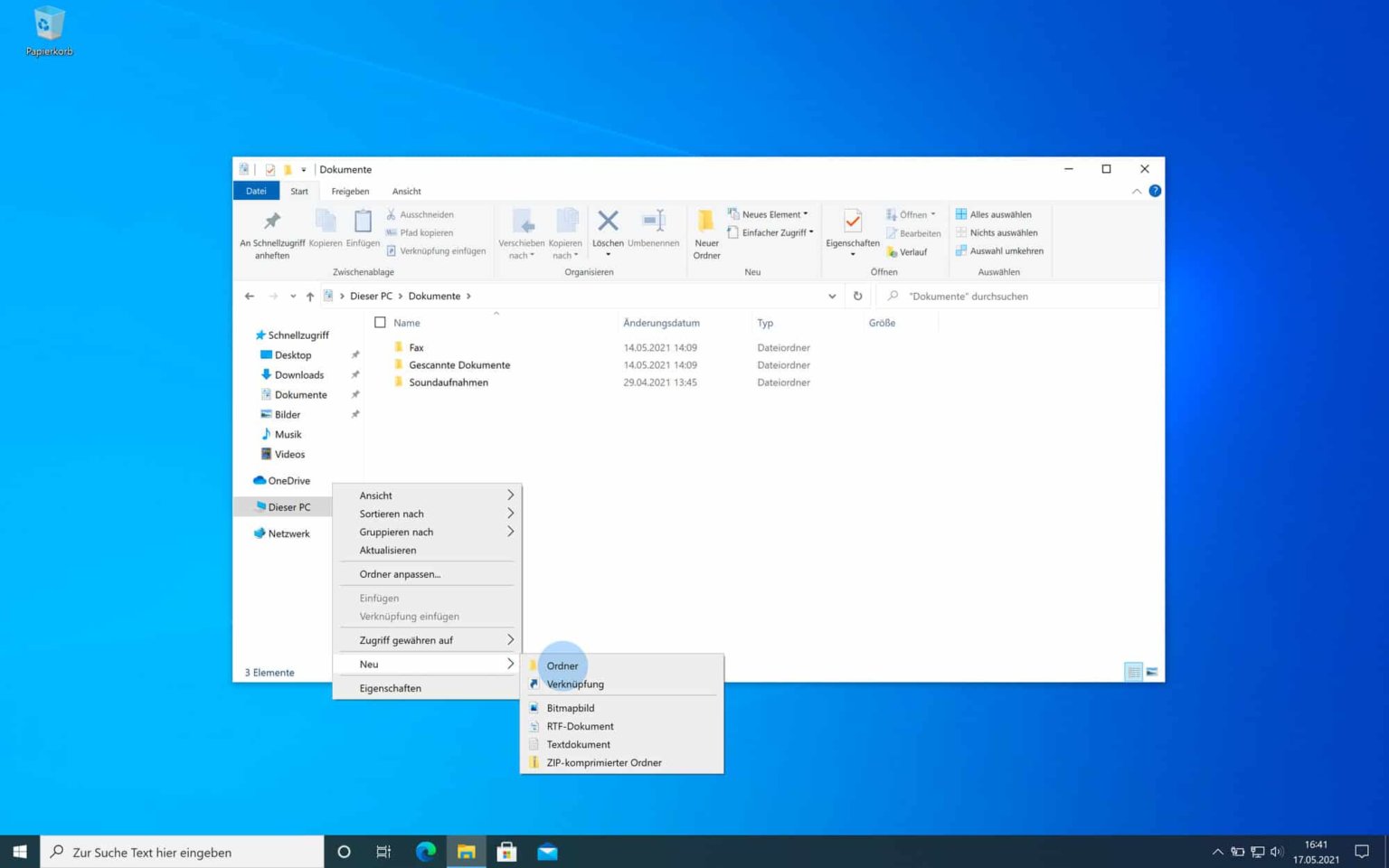 Neuen Ordner erstellen in Windows 10 - so funktioniert es! - PCShow.de