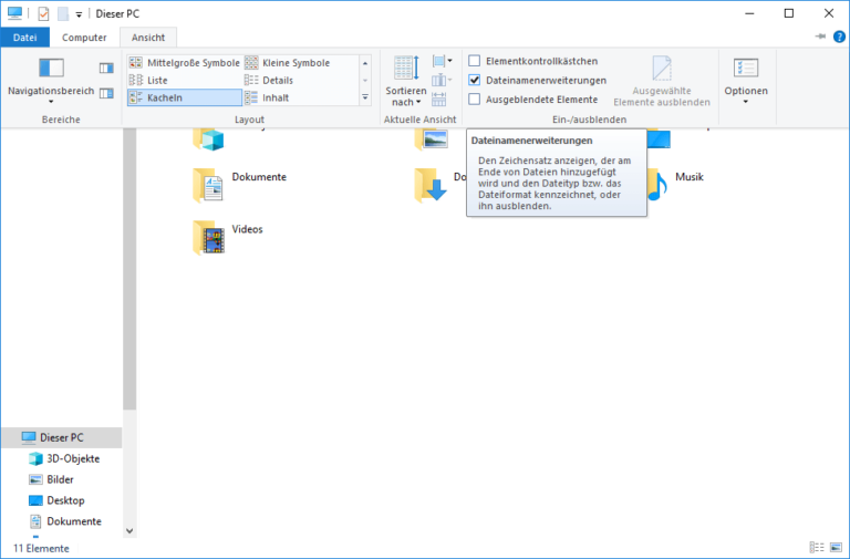 Windows 10 Dateiendungen anzeigen: So einfach geht es! - PCShow.de