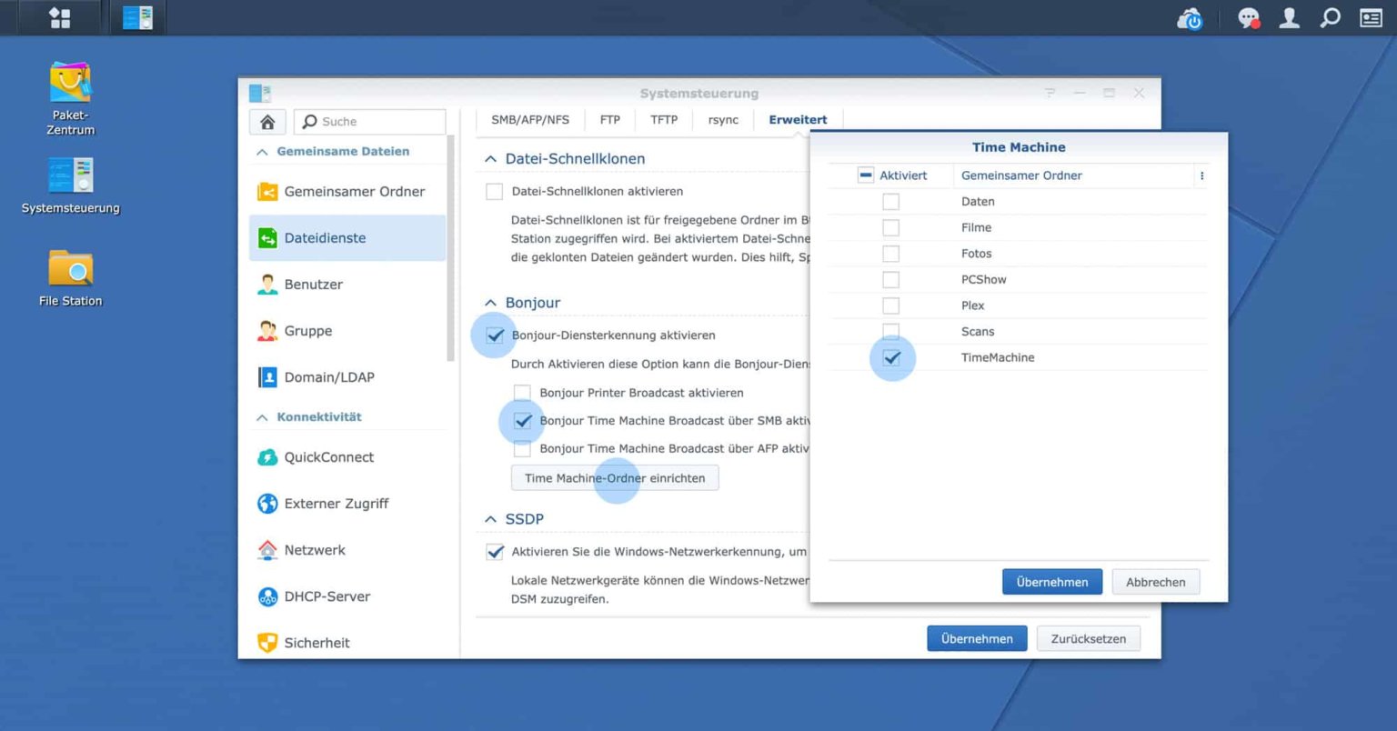 Time Machine Backup auf Synology oder externen Festplatte - PCShow.de