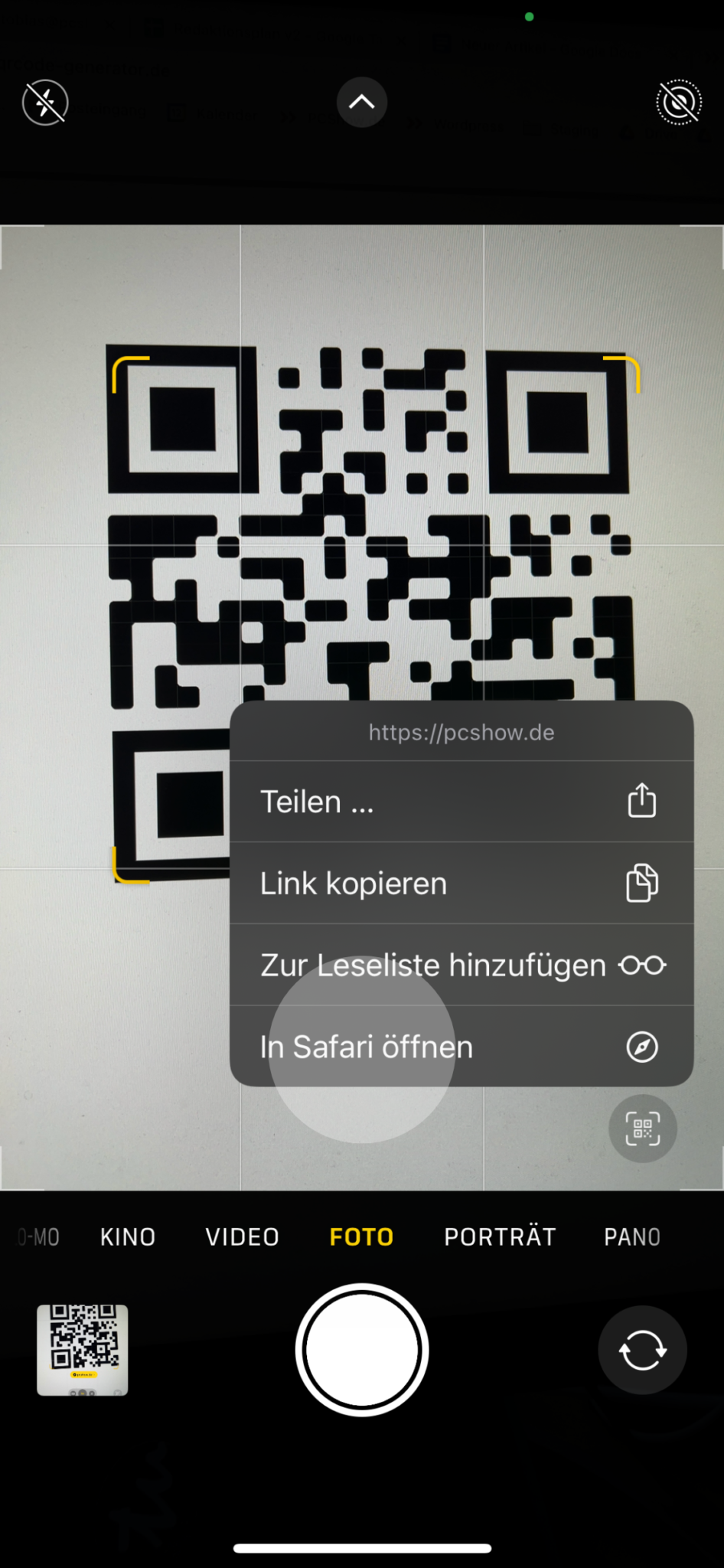 iPhone QR Code scannen: So geht’s auch ohne App! - PCShow.de